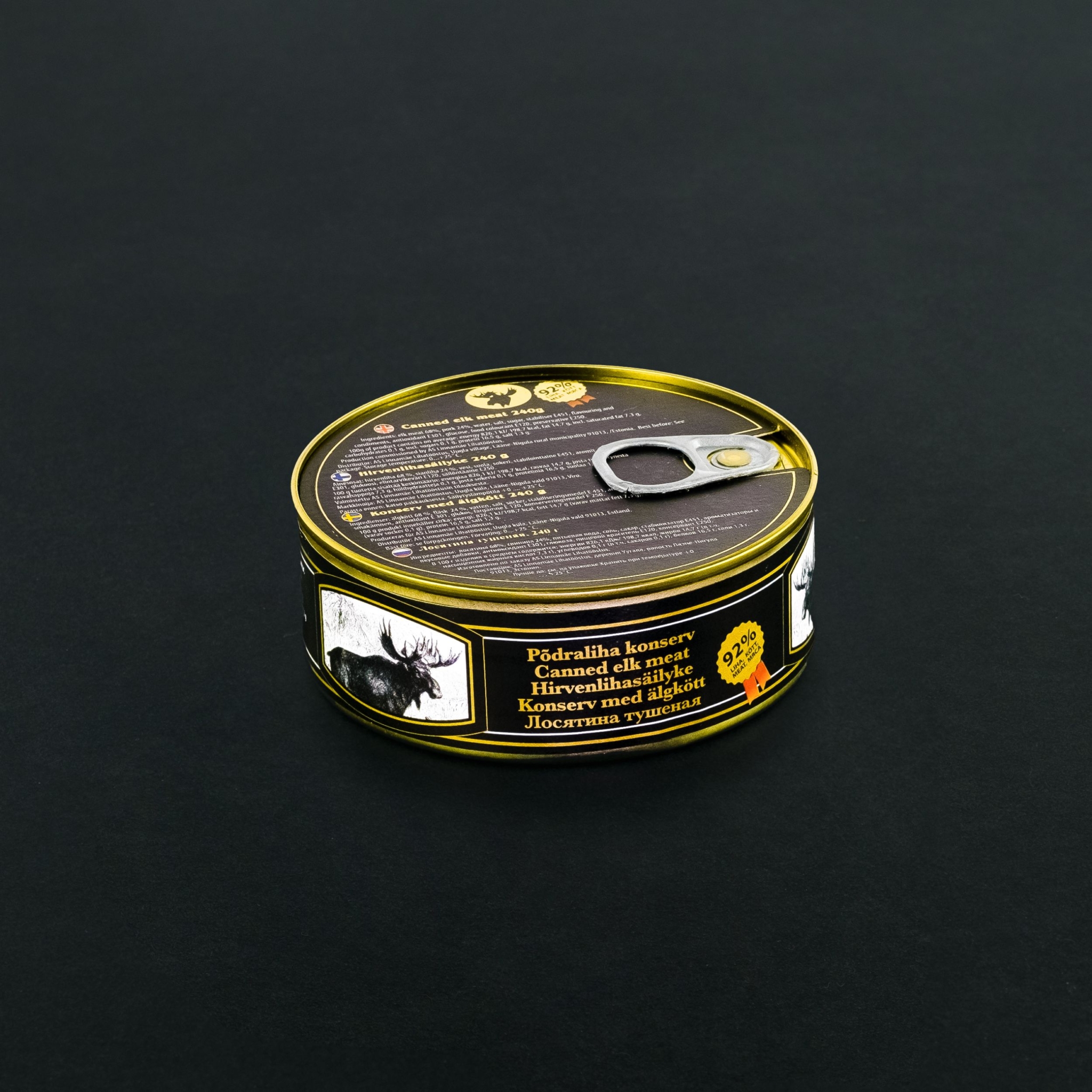 Põdraliha konserv 240g - Lihapood.ee